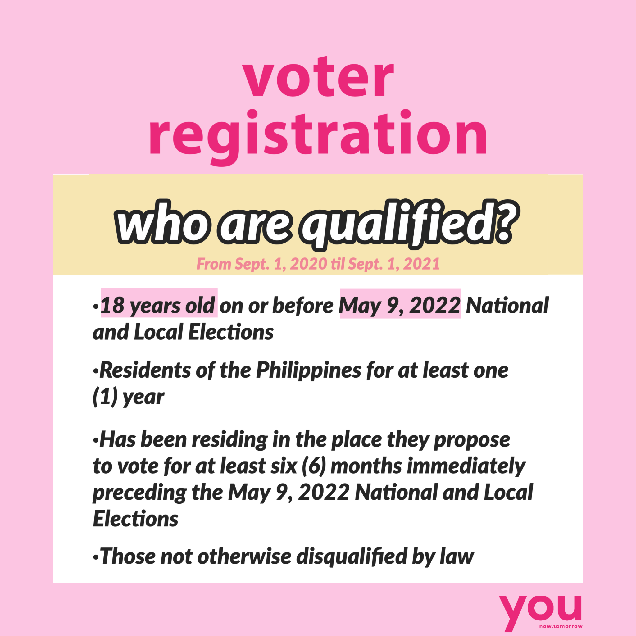 Register now and vote for heroes - You.com.ph